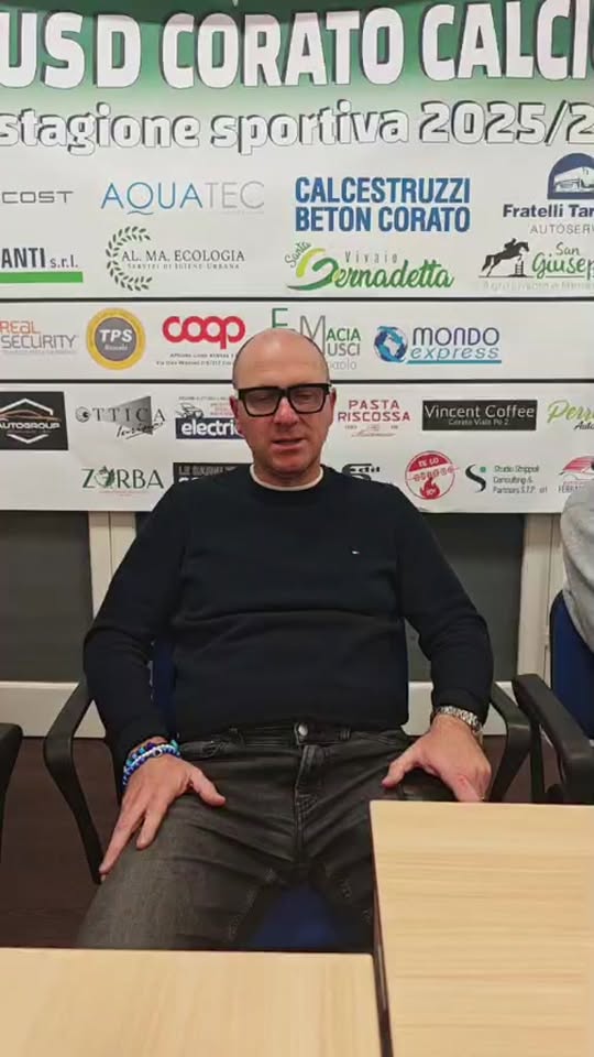 Corato Calcio - La conferenza stampa pre-gara di San Marco vs Corato ...